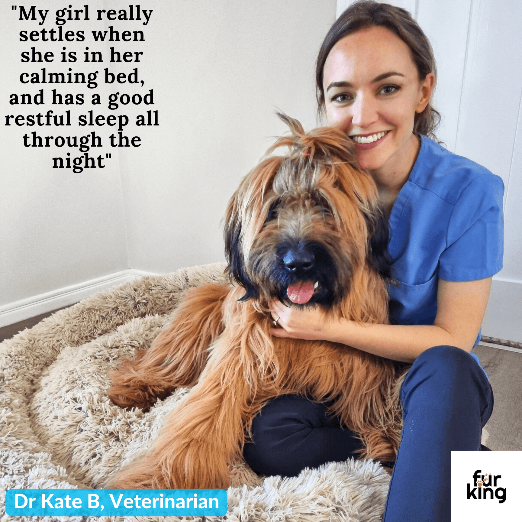 Australian Made Calming Dog Bed | Fur King